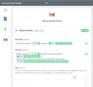 Zapier Tutorial: How to Check Entire Google Docs for Spelling and Grammar Errors | Perfect Tense ...
